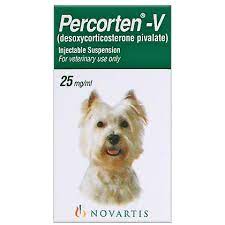 Percorten-V (Desoxycorticosterone Pivalate) Injectable Suspension, 4mL ...